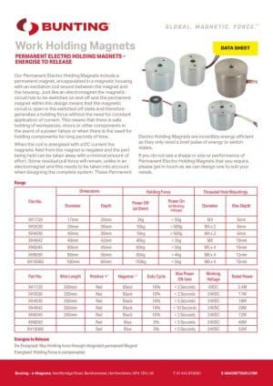 Energise to Release Electromagnet | e-Magnets
